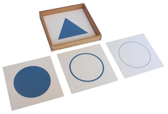Geometric Form Cards for the Demonstration Tray | E&O Montessori, US