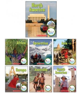 Rookie Read-About Geography-Continents-Set of 7 Books | E&O Montessori, US
