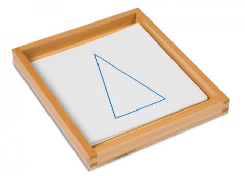 Geometric Cards for Geometric Solids with Tray | E&O Montessori, US