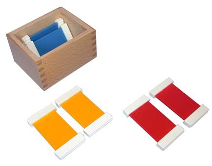 First Box of Colour Tablets/Colour Box 1- Plastic | E&O Montessori, US