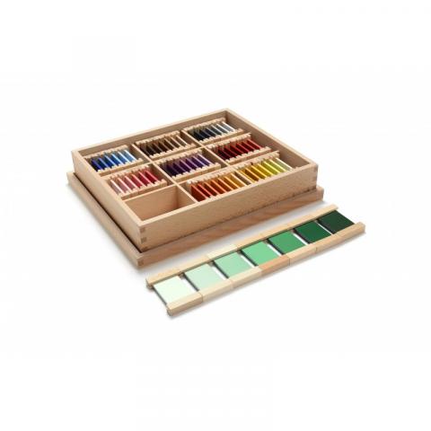 Third Box of Colour Tablets/Colour Box 3 - Wooden | E&O Montessori, US