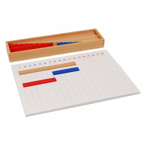 Subtraction Strip Board - Complete Set | E&O Montessori, US