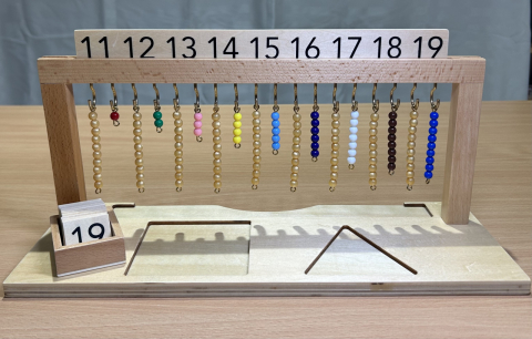 Teen Bead Hanger with Beads | E&O Montessori, US